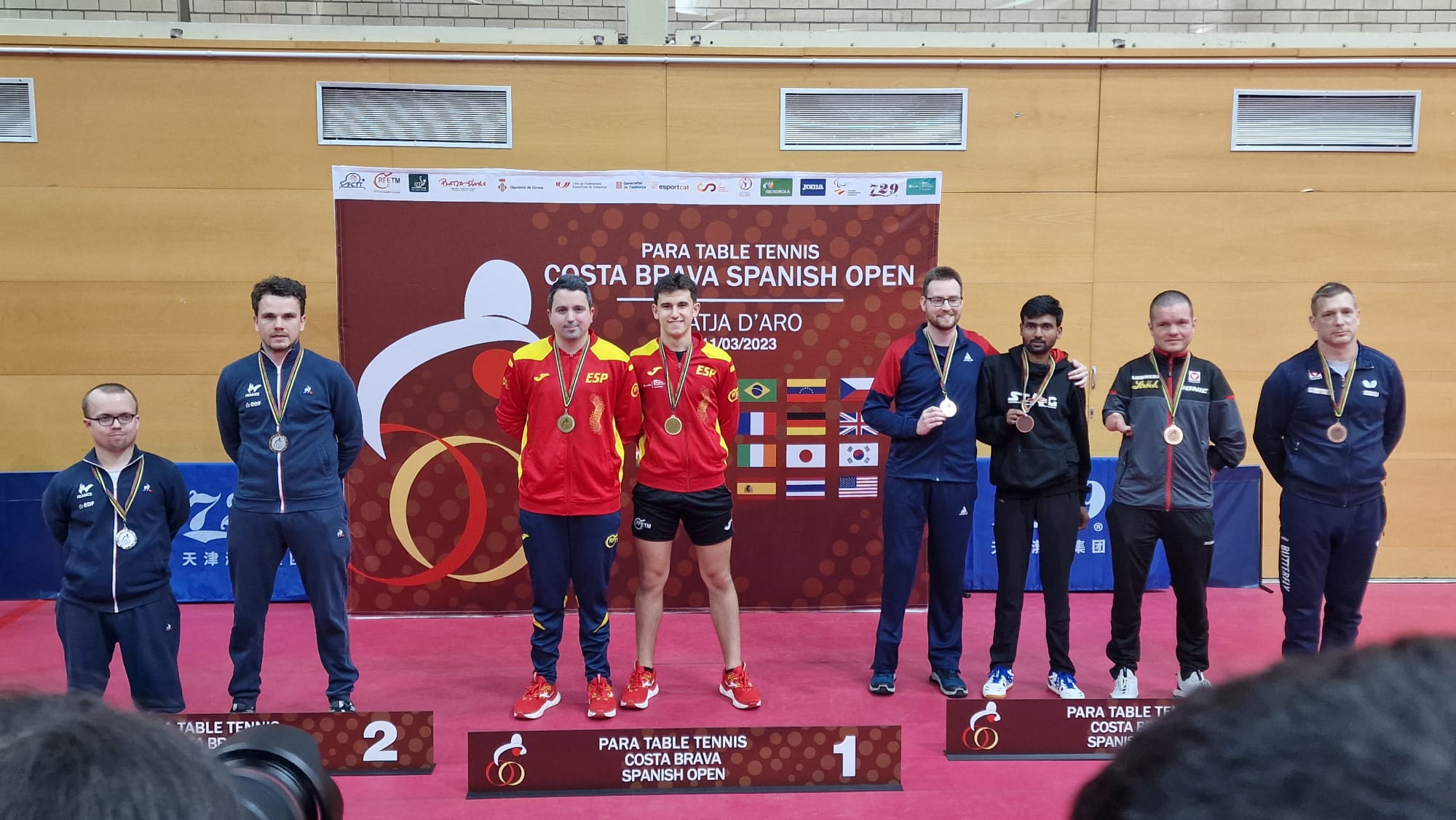 Jorge Cardona, doble medallista en el ITTF Costa Brava Spanish Para ...